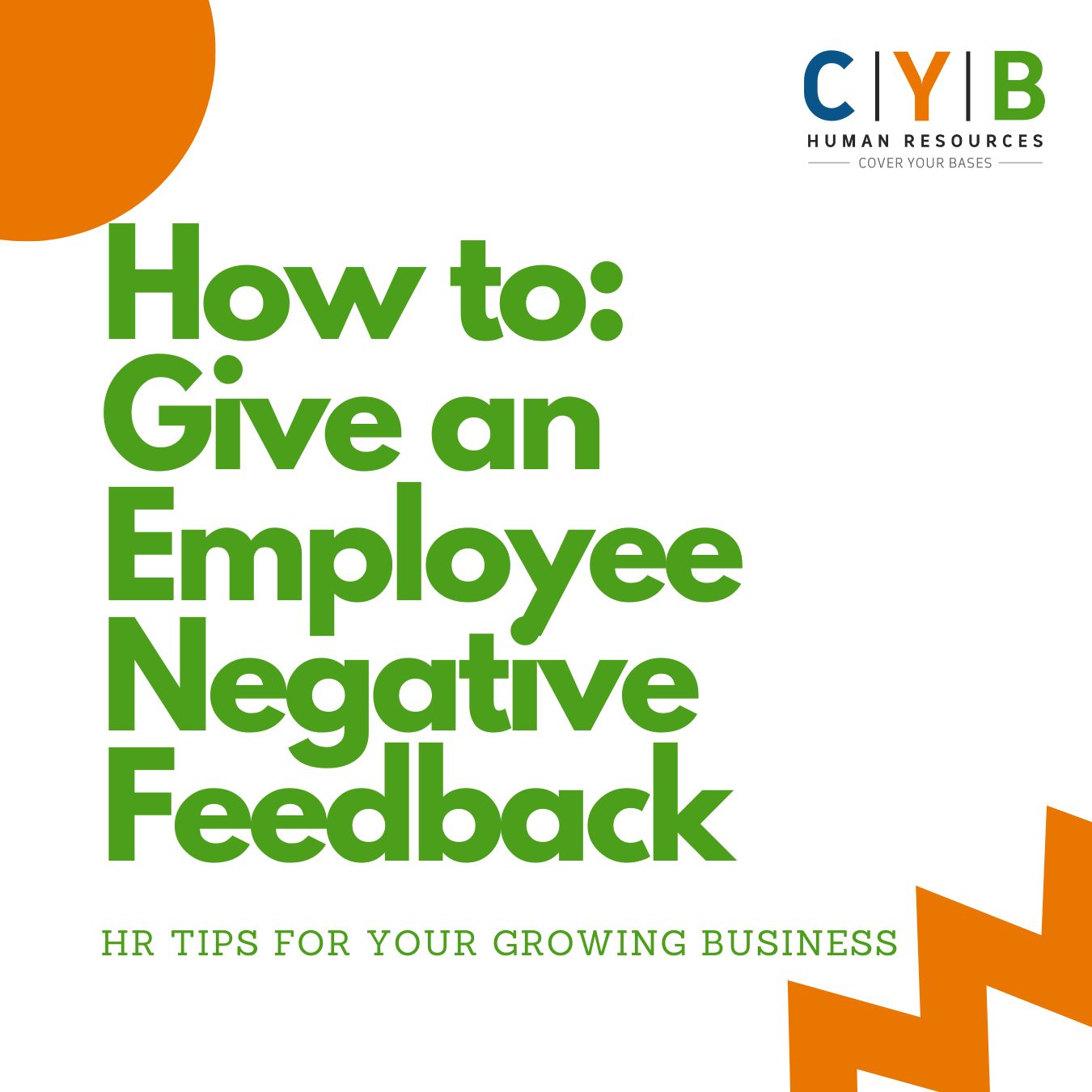 Effective Feedback Tips - Provide negative feedback to your employees!